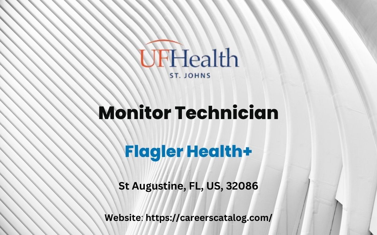 Monitor Technician - Monitor Bank, Full-Time, Nights Role open at ...